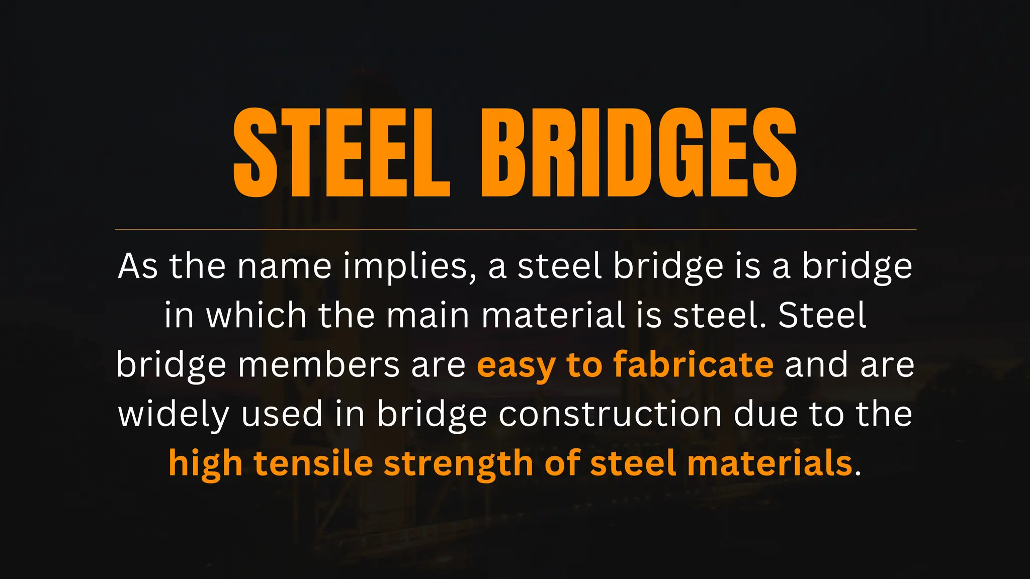 Steel Bridges and its significance in construction | PDF