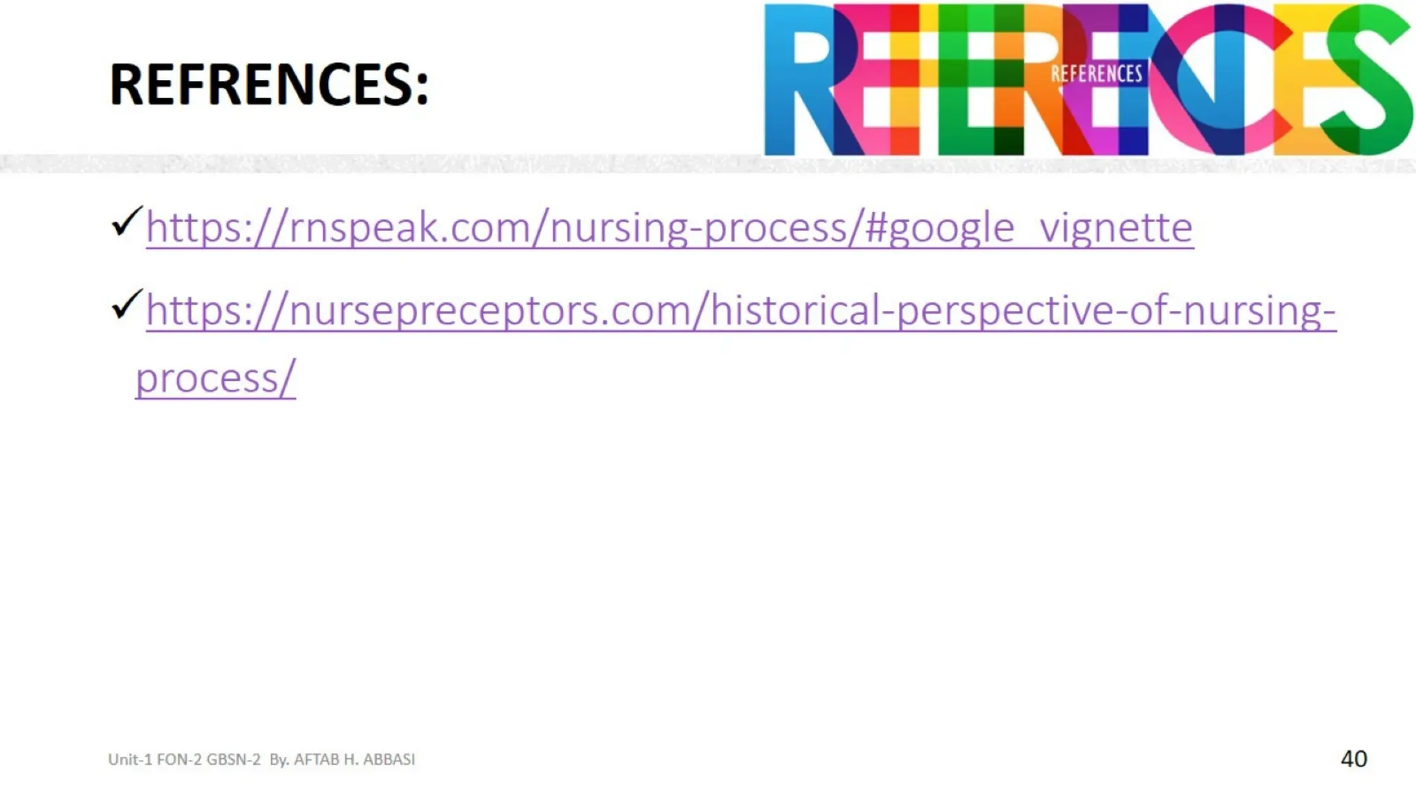 Nursing Process 1. FON-2 GBSN Unit-1 (Nursing Process) | PPTX