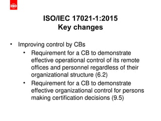 Presentation of ISO_IEC 17021-1 (Conformity assessment — Requirements ...