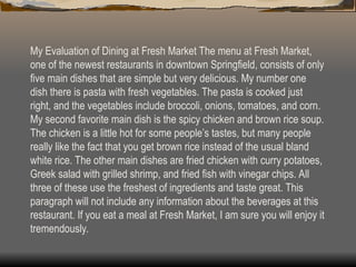 How to write a a paragraph: Paragraph Structure.ppt