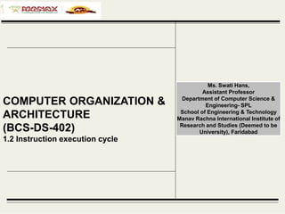 Instruction execution cycle _ | PPT