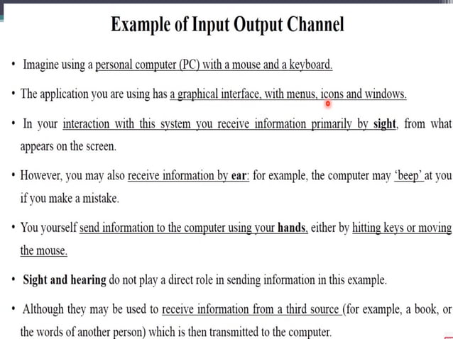 1.1-INPUT OUTPUT CHANNELS Input Output Channels | PPT