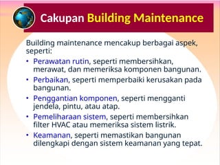 Introduction to Building Maintenance & Preventive Maintenance _Training ...