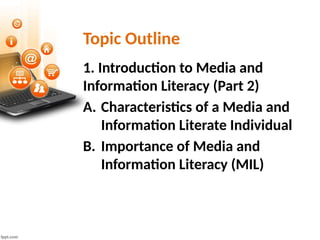 1. Introduction to MIL (Part 2)- Characteristics of Information ...