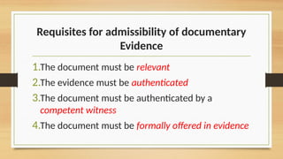1. Documentary Evidence and original document rule.pptx
