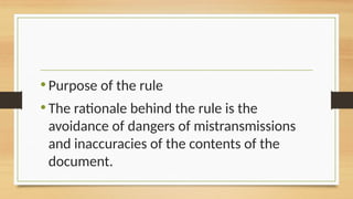 1. Documentary Evidence and original document rule.pptx