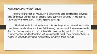 1. Introduction to Analytical Instrumentation (1).pptx