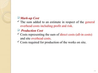 1.Introduction for Cost Engineering cost | PPT