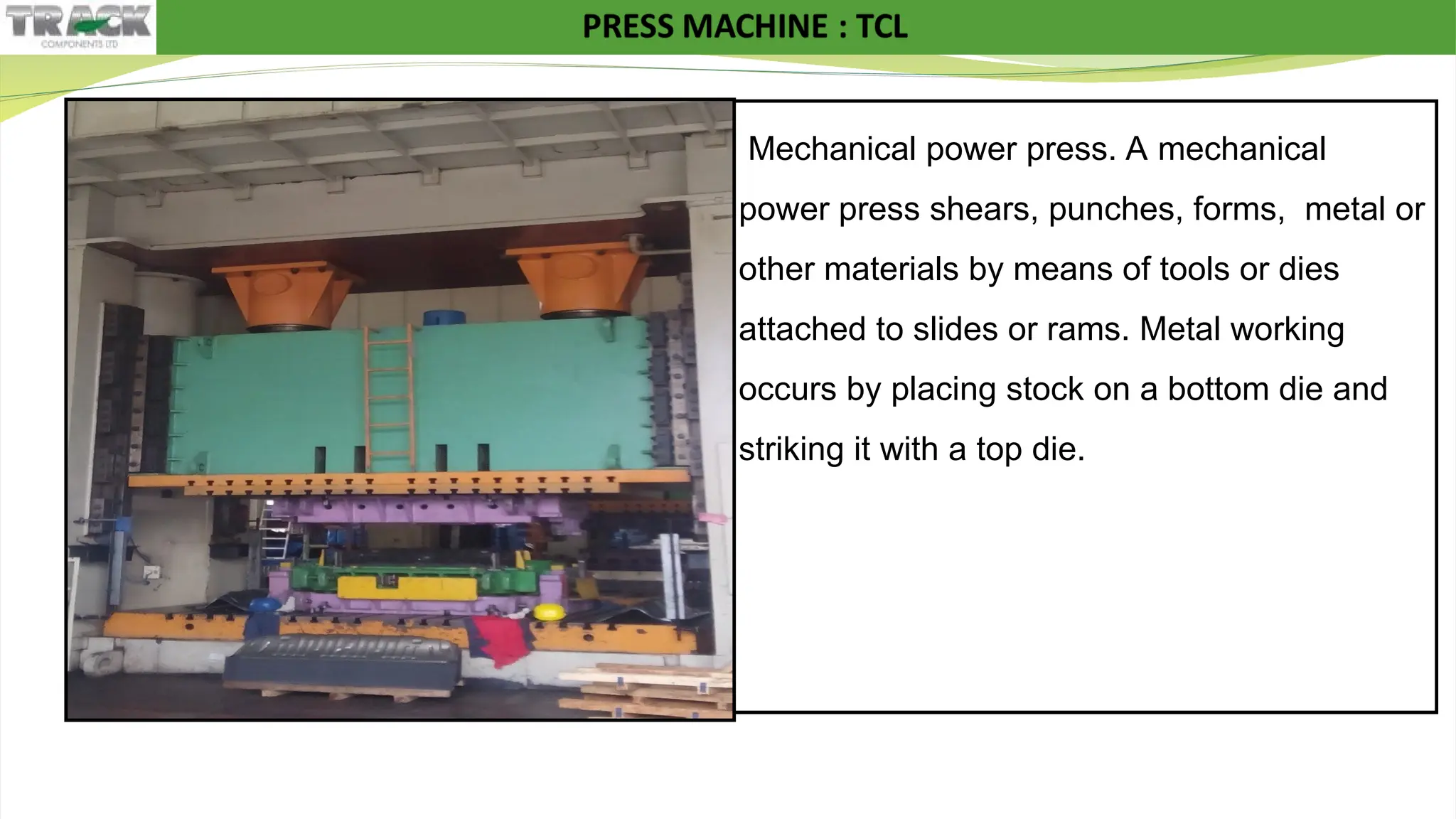 1. Press machine Process & parameters.... | PPT