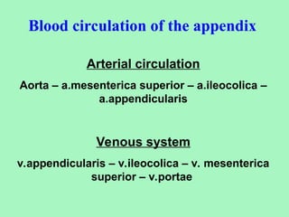 it is an inflammation of the vermiform appendix | PPT