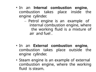 I.C.-engines and its components, functions | PPT
