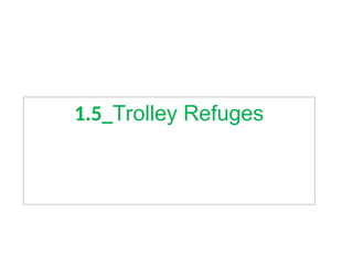 Trolley refuges, It contains trolley refugee specifications and ...