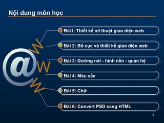 thiet ke DO HOA WEB bang photoshop-Thiet ke DH.ppt