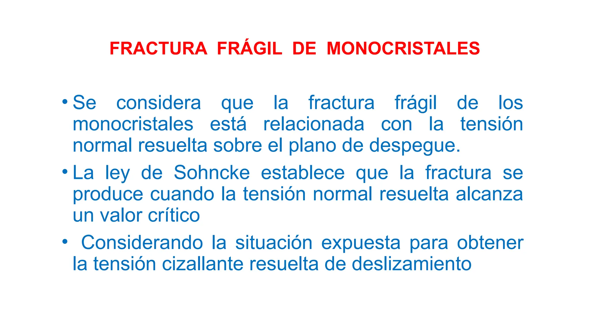 PPT SOBRE EL PRINCIPIO DE FRACTURA DE MATERIALES | PPTX