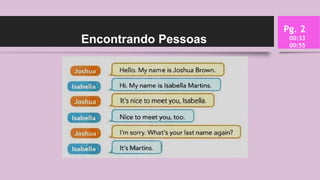 welcome greetings pronouns verb to be pr | PPT