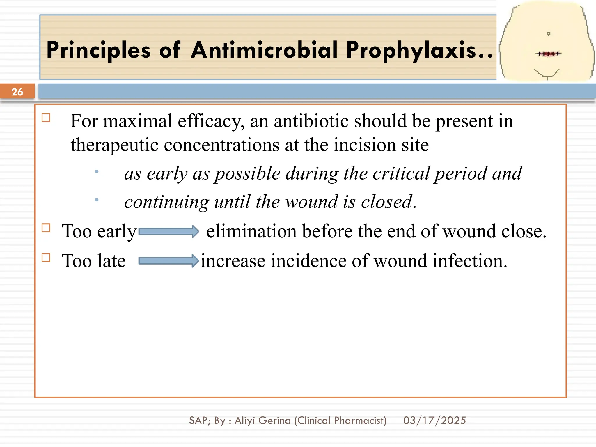 1. Antimicrobial Prophylaxis in Surgery lecture note.pptx