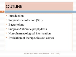 1. Antimicrobial Prophylaxis in Surgery lecture note.pptx