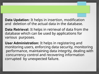 Database File System in DBMS, File Management | PPT