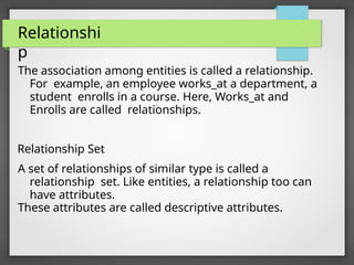 Entity Relationship Model and ER Diagram | PPT