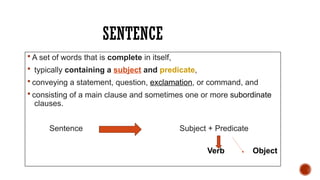 1. Basic Sentence Structure.pptx | Akif Nawaz | PPT
