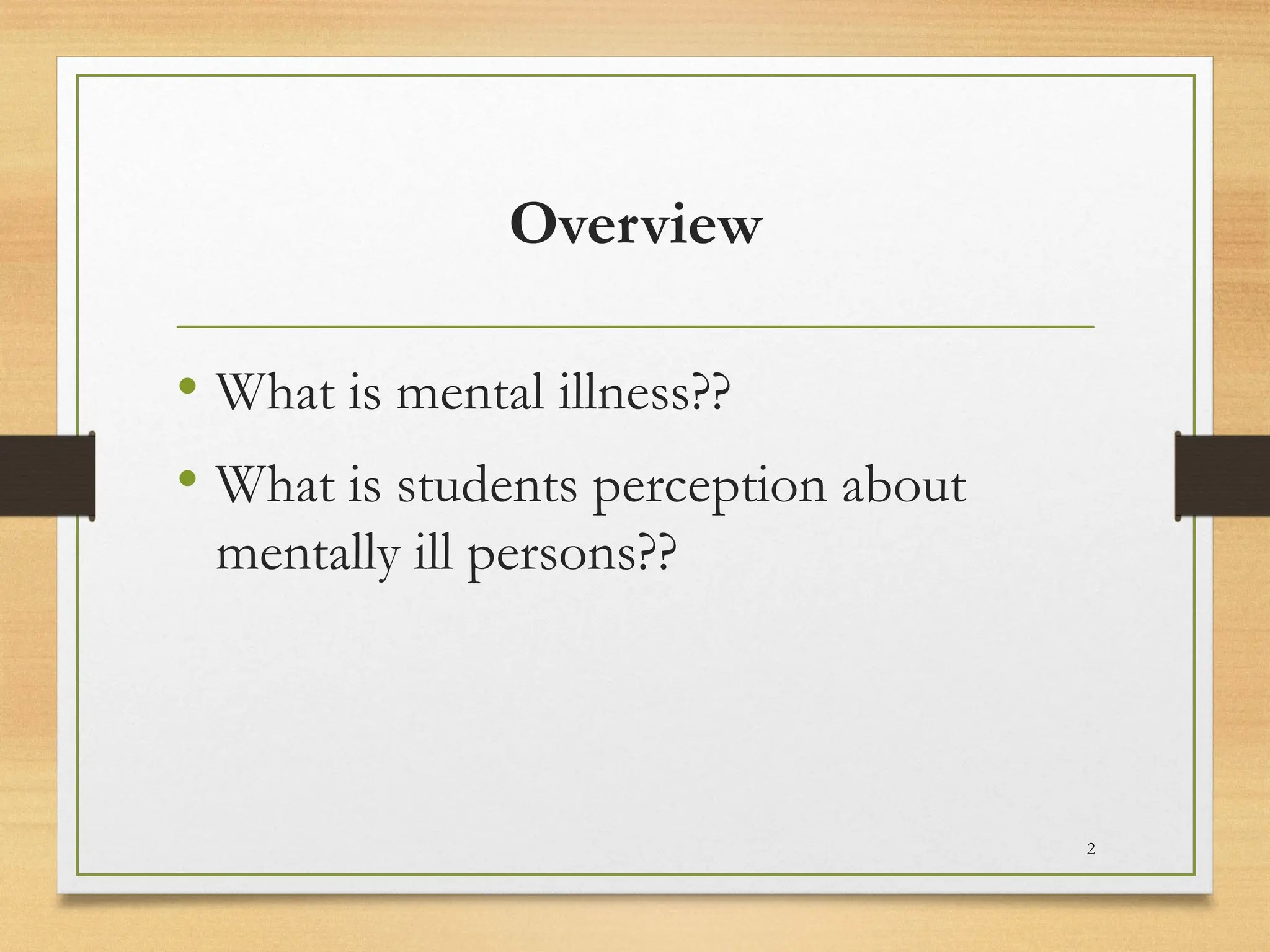 1. Introduction to mental health and mental illness.ppt