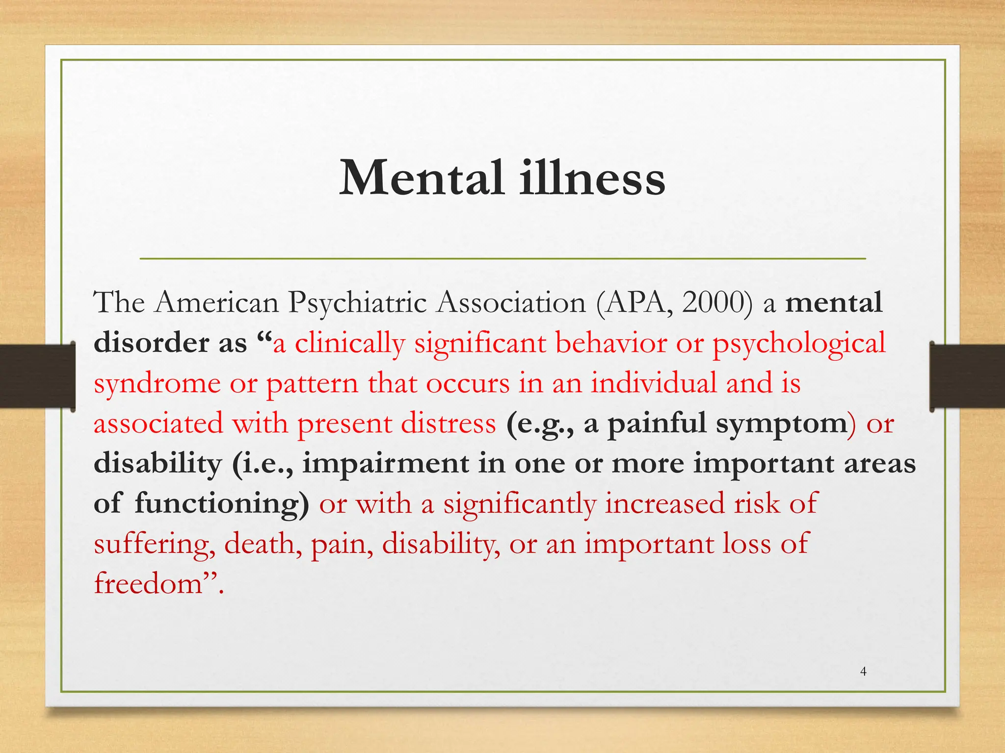 1. Introduction to mental health and mental illness.ppt