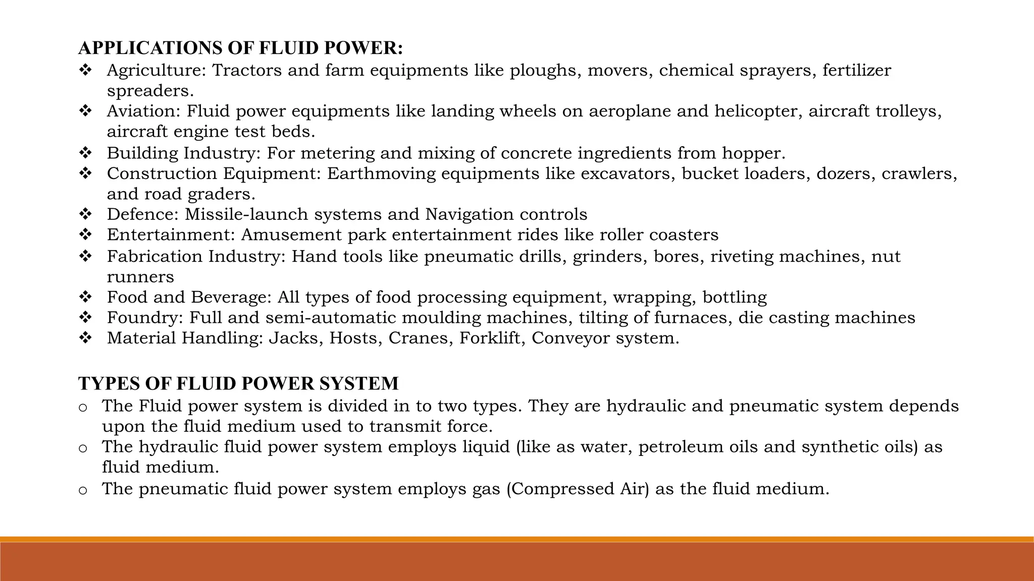 Oil Hydraulics and Pneumatics - Brief Introduction | PPT