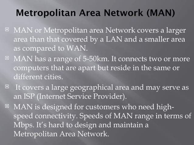 COMPUTER NETWORK -LAN ,WAN ,MAN FUNCTIONSpptx | PPTX