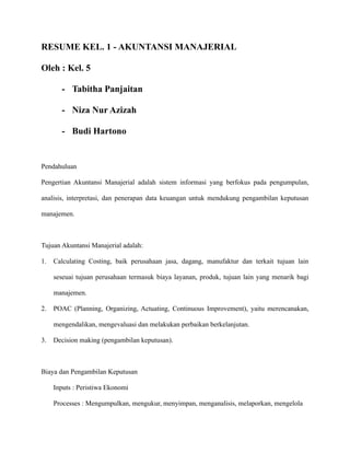 1. Kel. 5 - RESUME KEL. 1 - Akuntansi Manajemen.docx