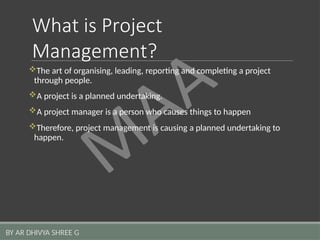 Construction project management notes for unit 1 | PPT