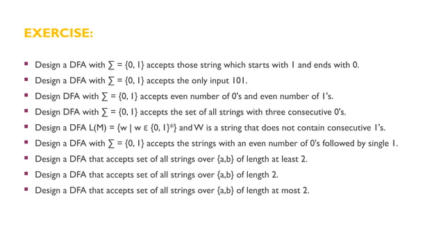1. Introduction automata throry and intoduction | PPT