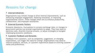 Introduction to managing change, Chapter 1 | PPTX