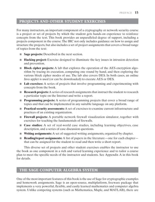 1. Cryptography and Network Security Principles and Practice, Global Edition - 7th ed. by ...