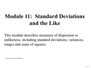 1. Standard Deviations. Basic knowledgeon standarddeviation and with ...
