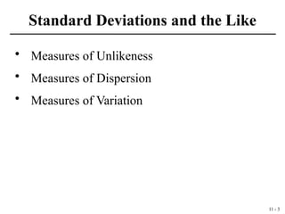 1. Standard Deviations. Basic knowledgeon standarddeviation and with ...