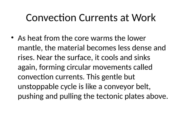 Power Point Presentation Convection Current Ppt