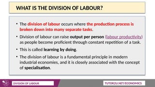 1.3 Factors of production used to teach factors of production | PPTX