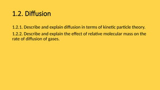 CIE IGCSE Chemistry Topic 1 - States of Matter | PPTX