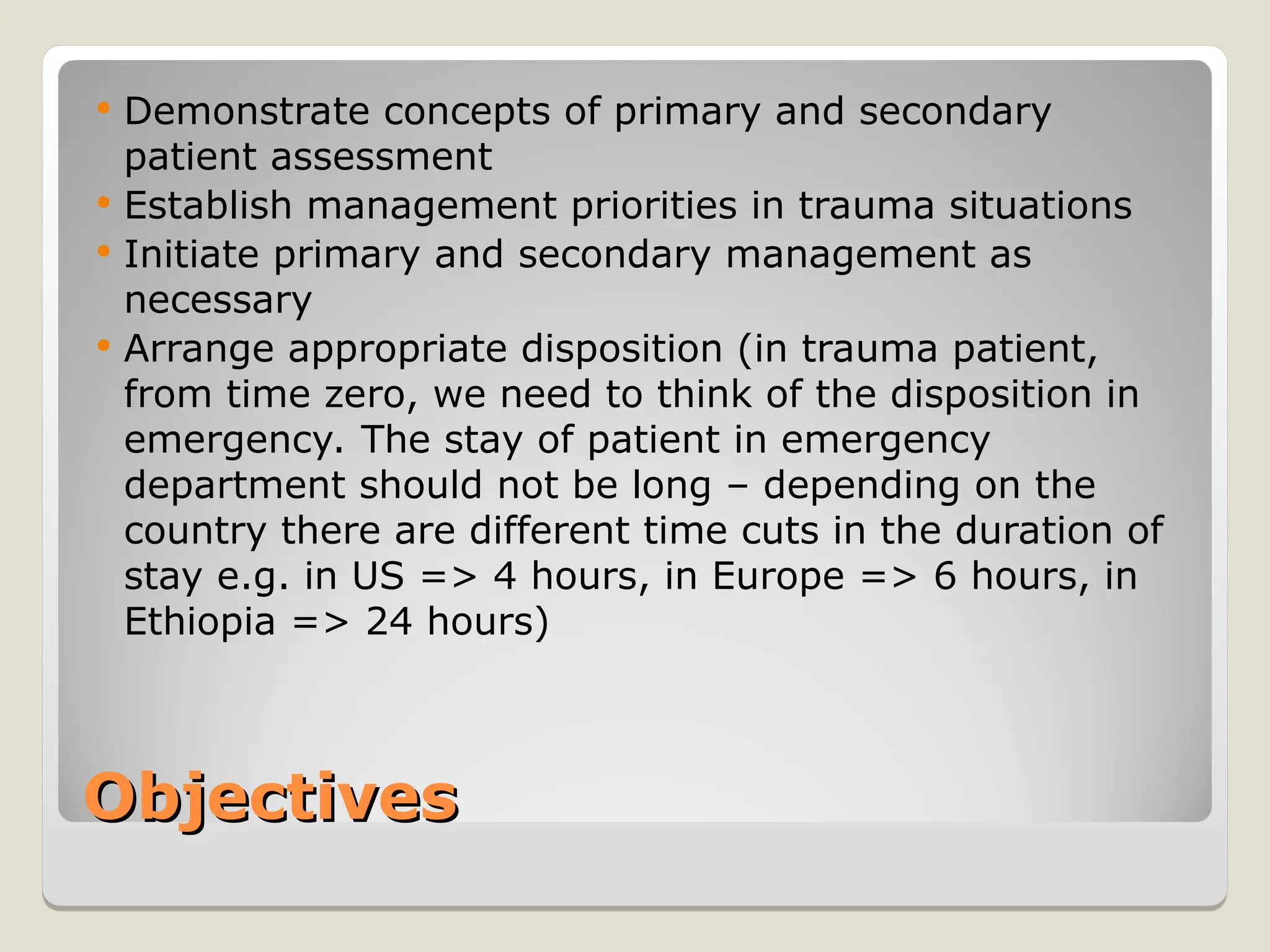 1. Approach to Trauma (3).ppt for c1 medical students | PPT