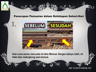 Pemuaian Zat Padat yang terdiri dari pengertian, contoh, dan cara ...