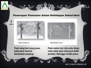 Pemuaian Zat Padat yang terdiri dari pengertian, contoh, dan cara ...