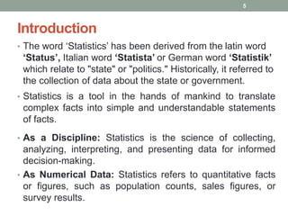 1.Introduction to Statistics - its types | PDF