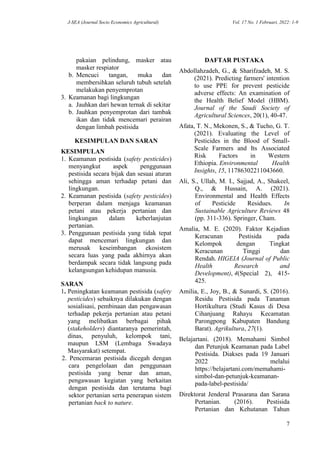 Peranan Keamanan Pestisida di Bidang Pertanian bagi Petani dan ...
