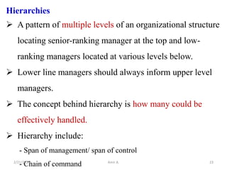1. A) Introduction of management and their theory. | PDF