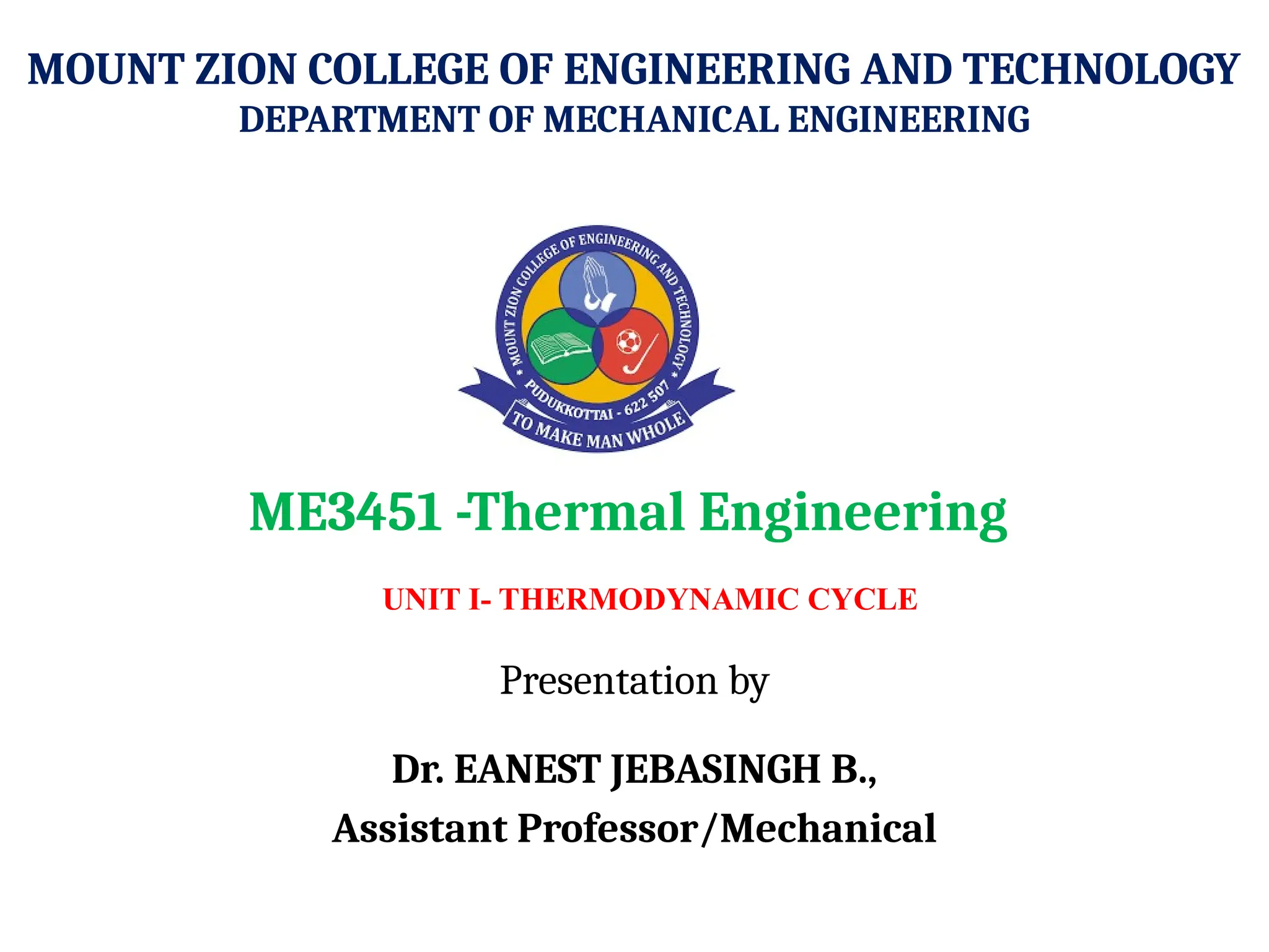 1.5.pptx Thermal Engineering Unit 1 Topic 2 | PPTX
