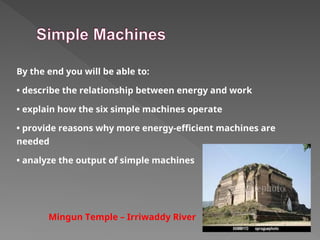 1. Simple Machines .ppt all about machines | PPT