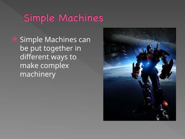 1. Simple Machines .ppt all about machines | PPT