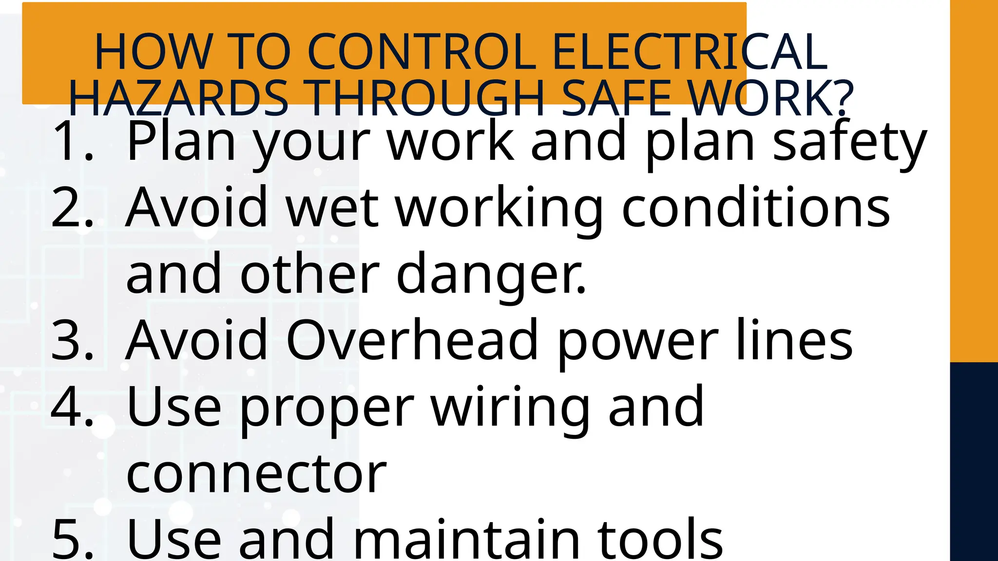 ELECTRICAL-SAFETY electrical student in electrical world | PPT