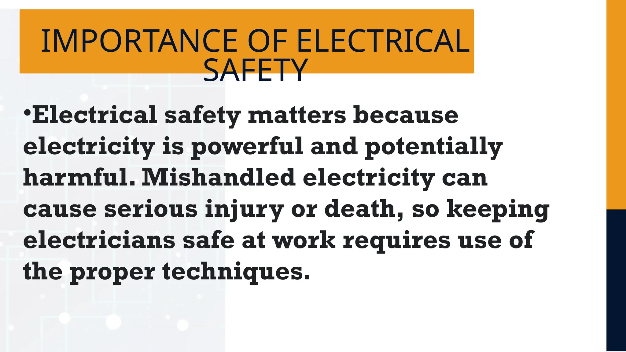 ELECTRICAL-SAFETY electrical student in electrical world | PPT