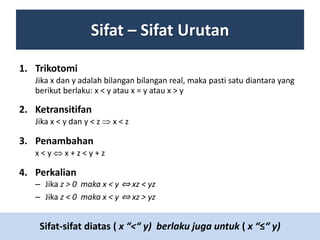 Sistem Bilangan Rill matematika teknik sipil | PDF
